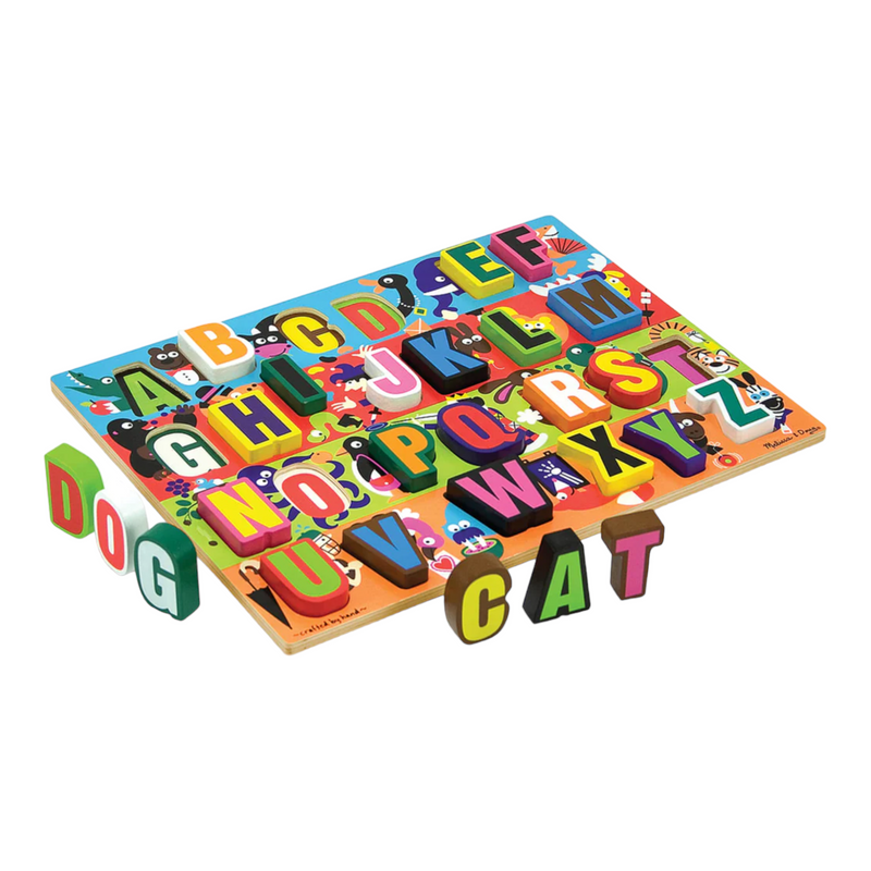 Melissa and doug alphabet puzzle store