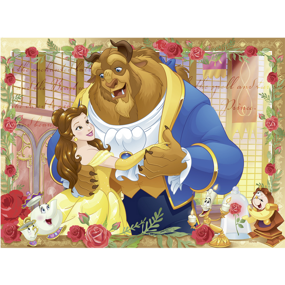 Ravensburger Disney Belle & Beast Puzzle GLITTER 100 pieces – High ...