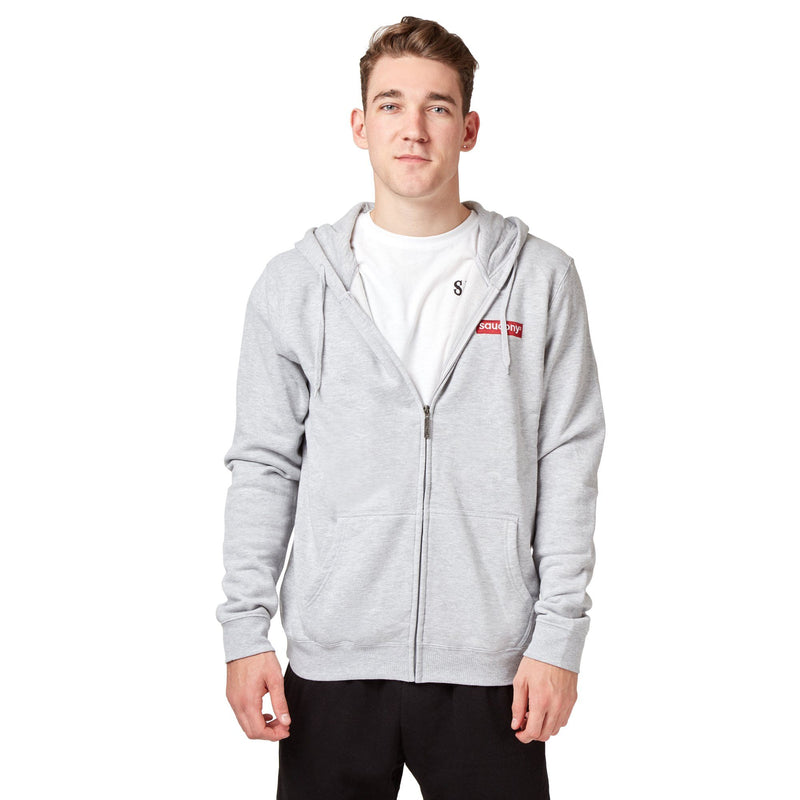 Saucony Badge FZ Hoodie Grey