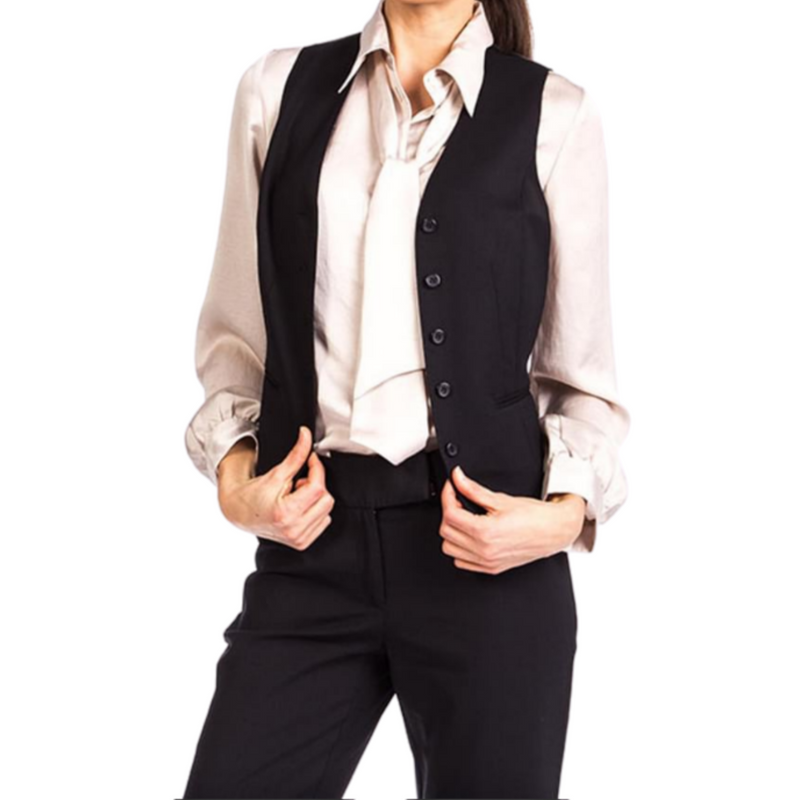 StyleCorp Women's Tailored Vest - Navy
