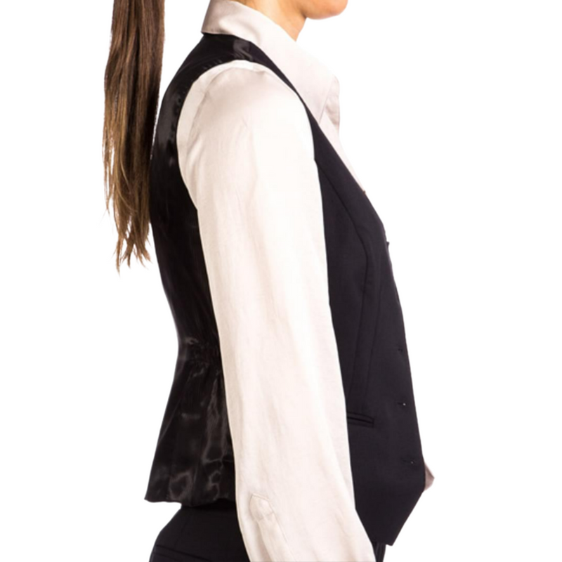 StyleCorp Women's Tailored Vest - Navy